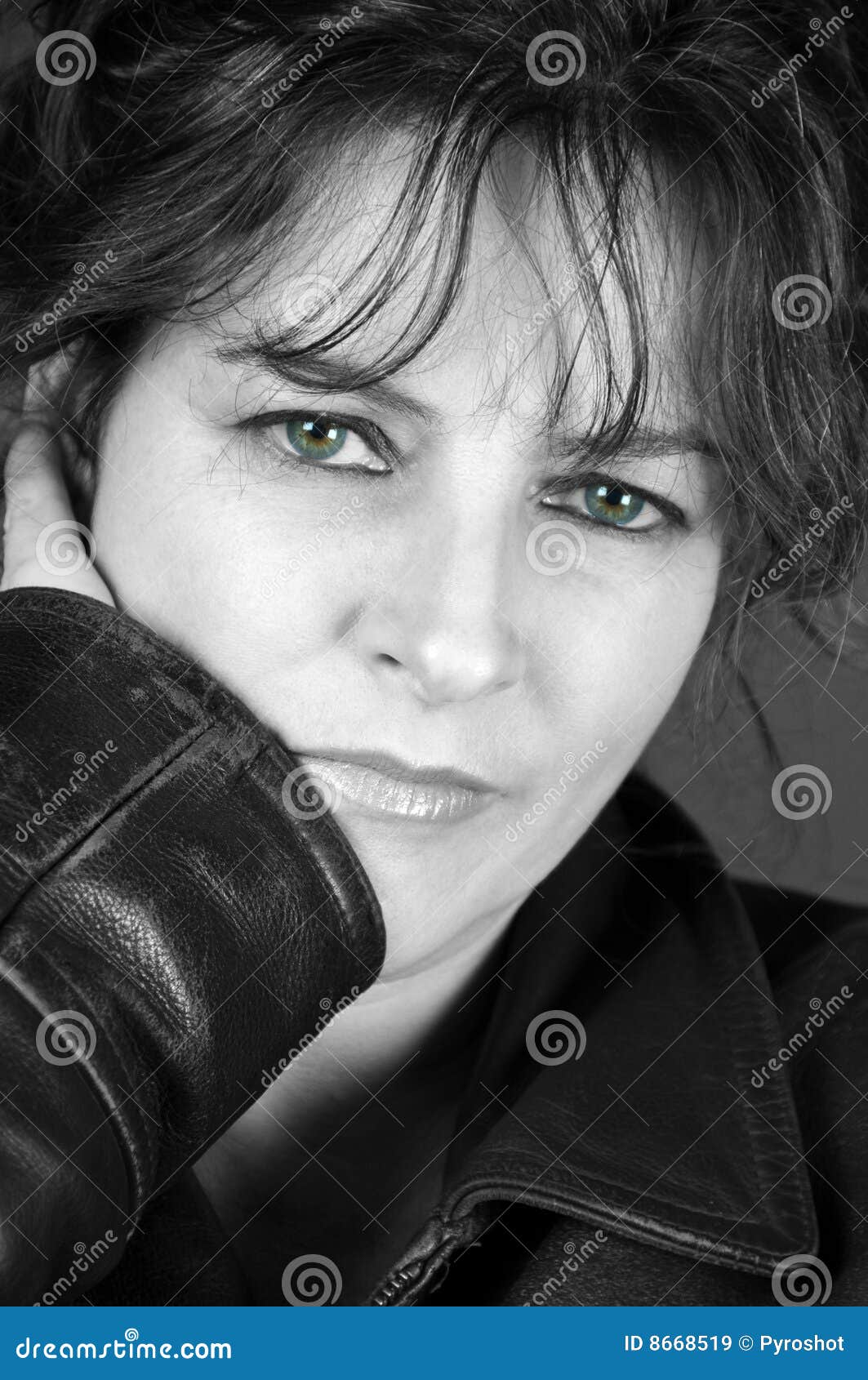Pensive beauty stock image. Image of confident, confidence - 8668519