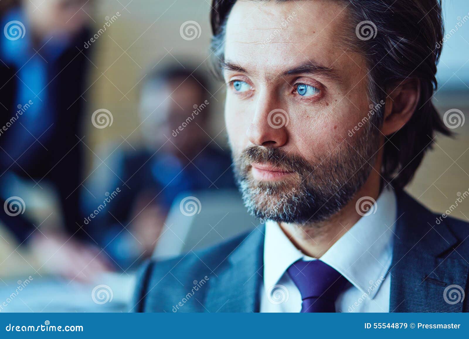 Pensive face stock image. Image of formalwear, chief - 55544879