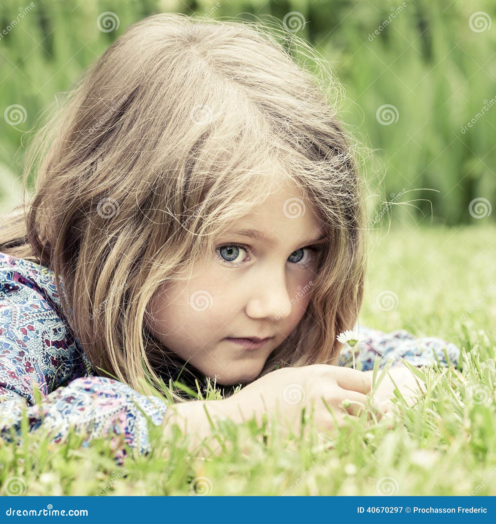 Pensive girl stock image. Image of caucasian, amusing - 40670297