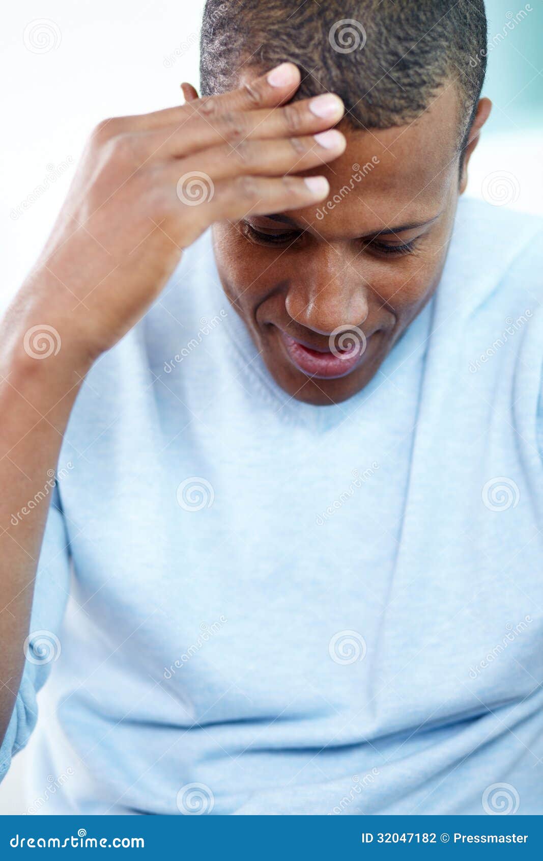 Pensive guy stock photo. Image of modern, adult, idea - 32047182