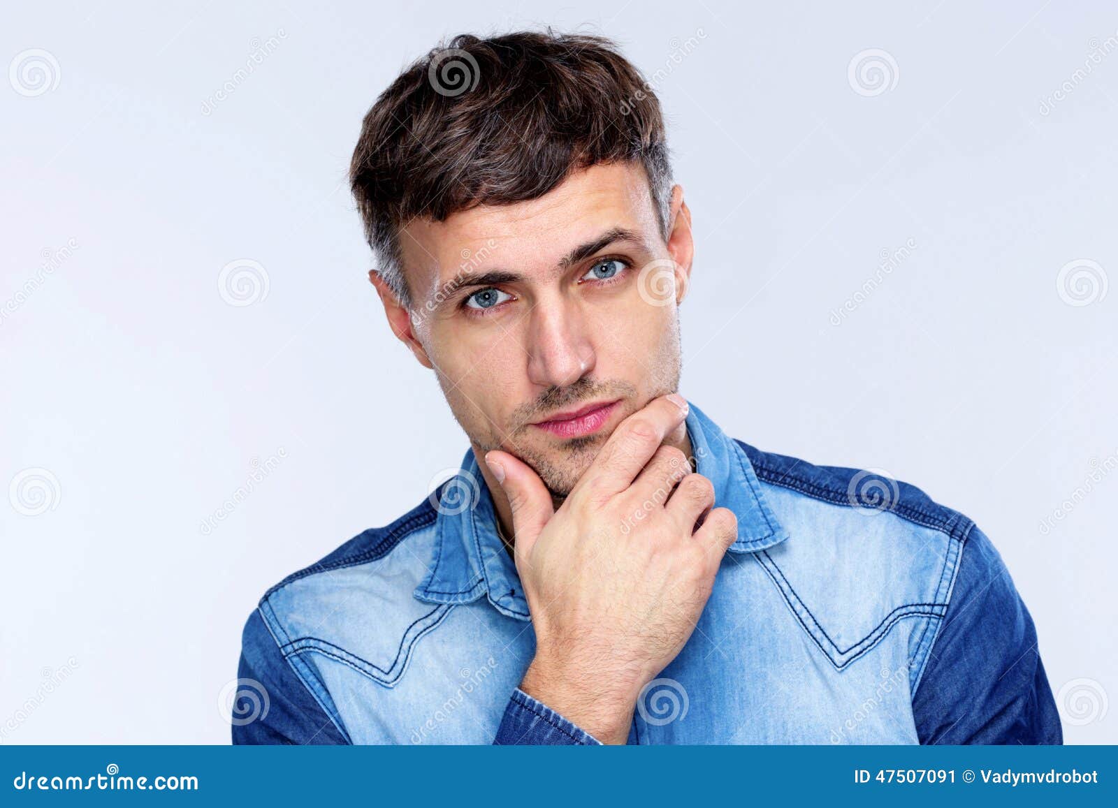 Pensive handsome man stock image. Image of calm, person - 47507091 Pensive handsome man stock image. Image of calm, person - 47507091