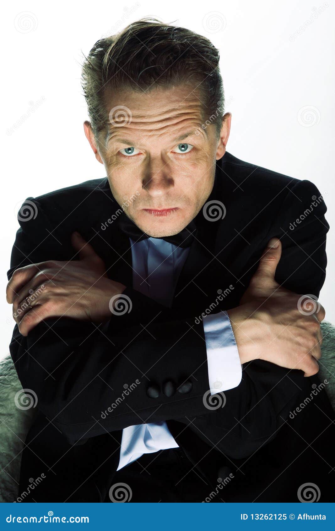 Pensive man stock image. Image of characters, mental - 13262125