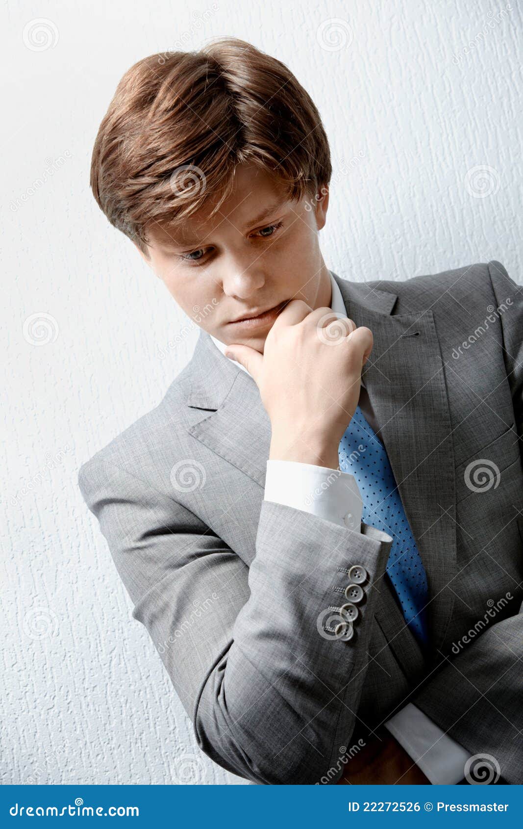 Pensive man stock photo. Image of dressed, adult, person - 22272526
