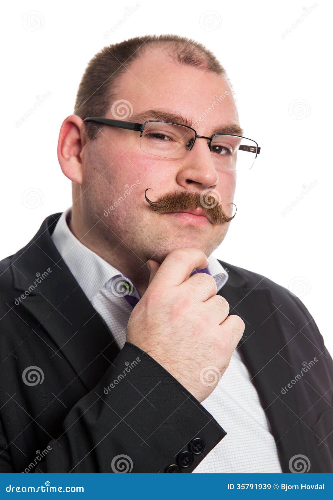 Pensive man stock image. Image of human, pose, casual - 35791939