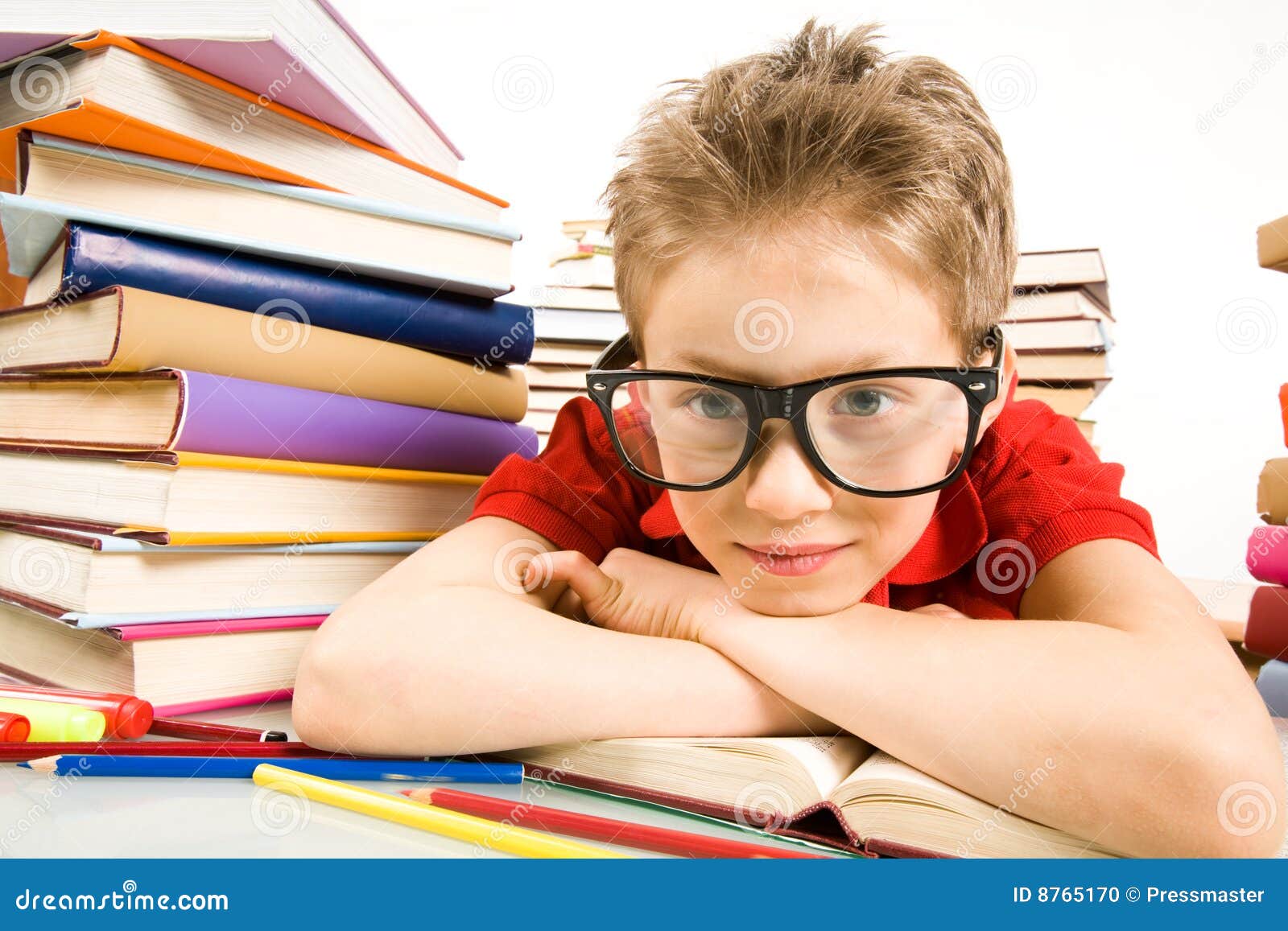 Pensive mood stock photo. Image of knowledge, little, page - 8765170