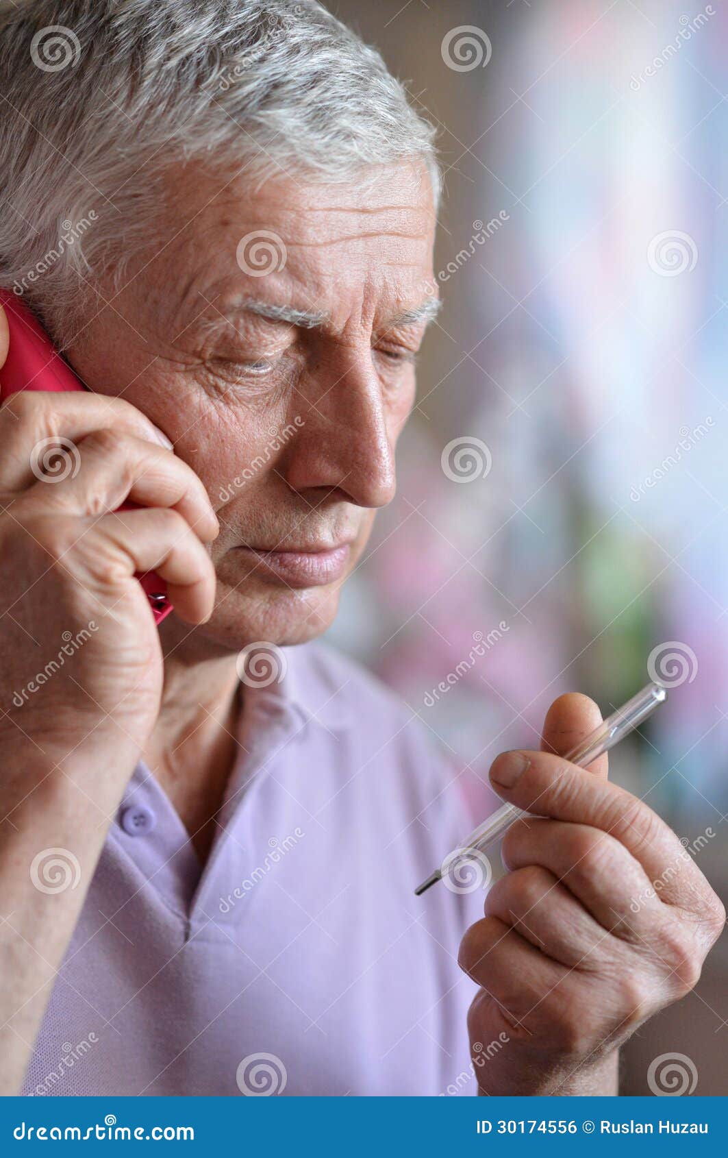 Elderly man call stock photo. Image of beautiful, problem - 30174556