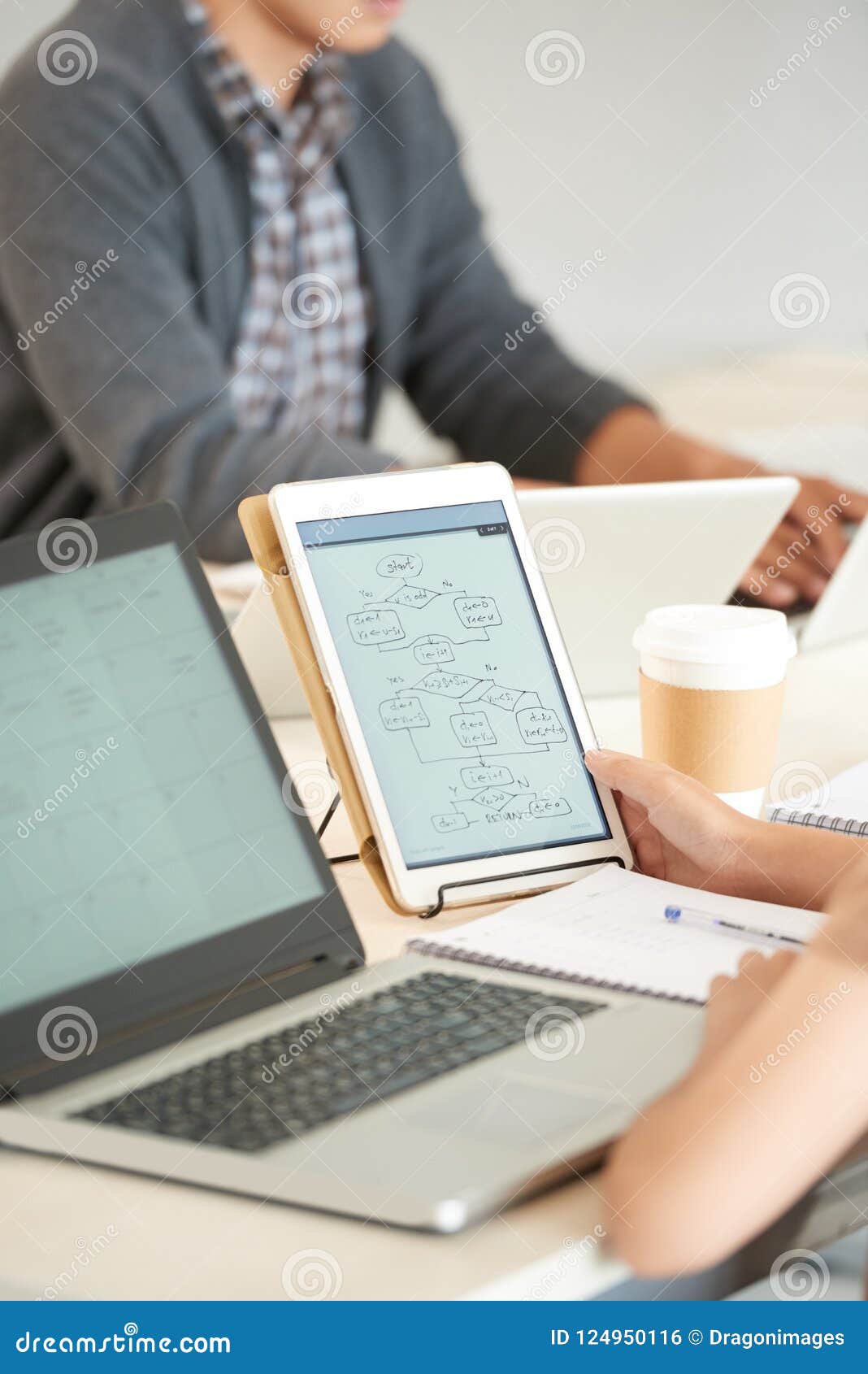 Programmer planning work stock photo. Image of working - 124950116