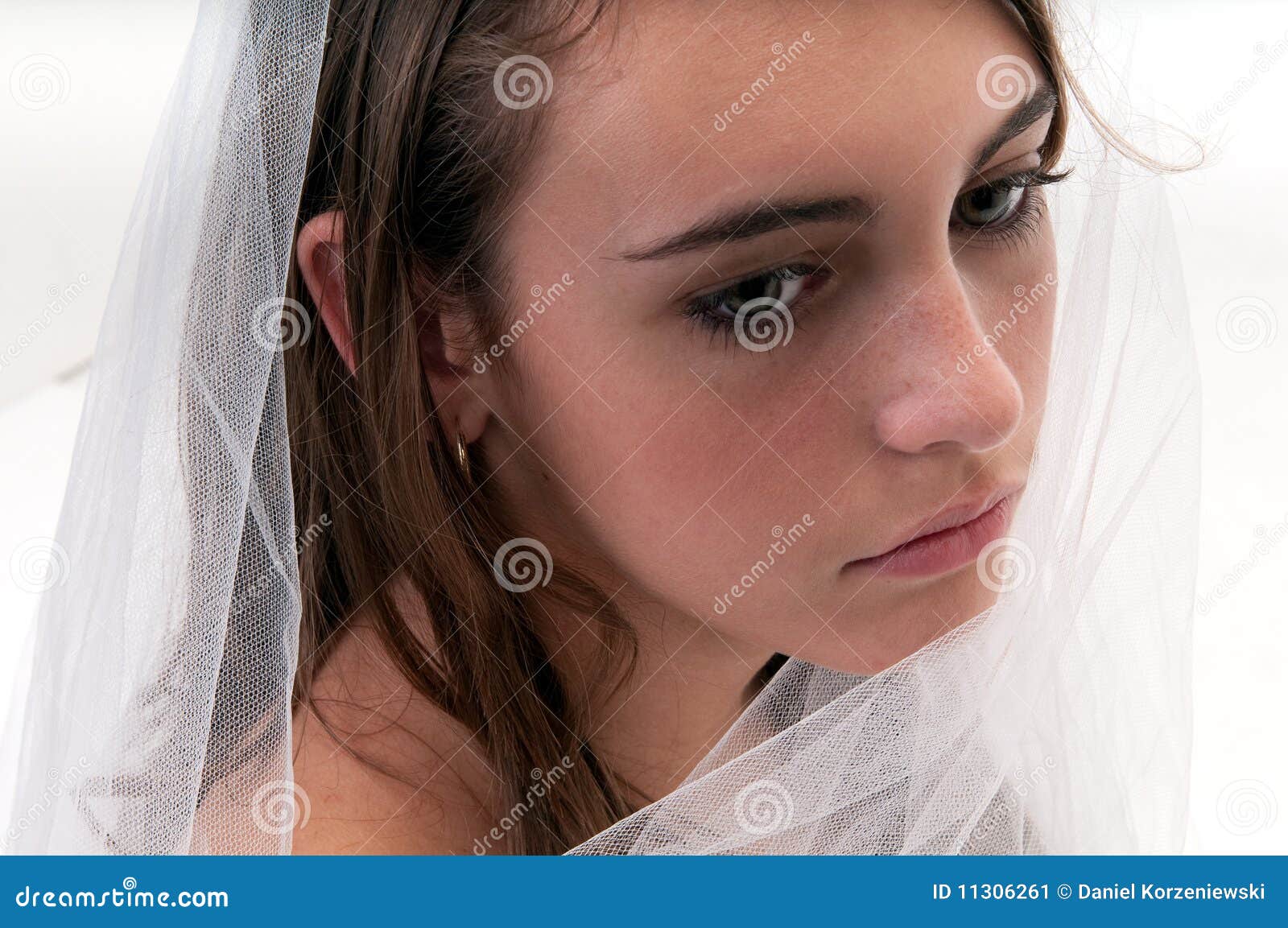 Pensive teenager portrait stock image. Image of eyes - 11306261