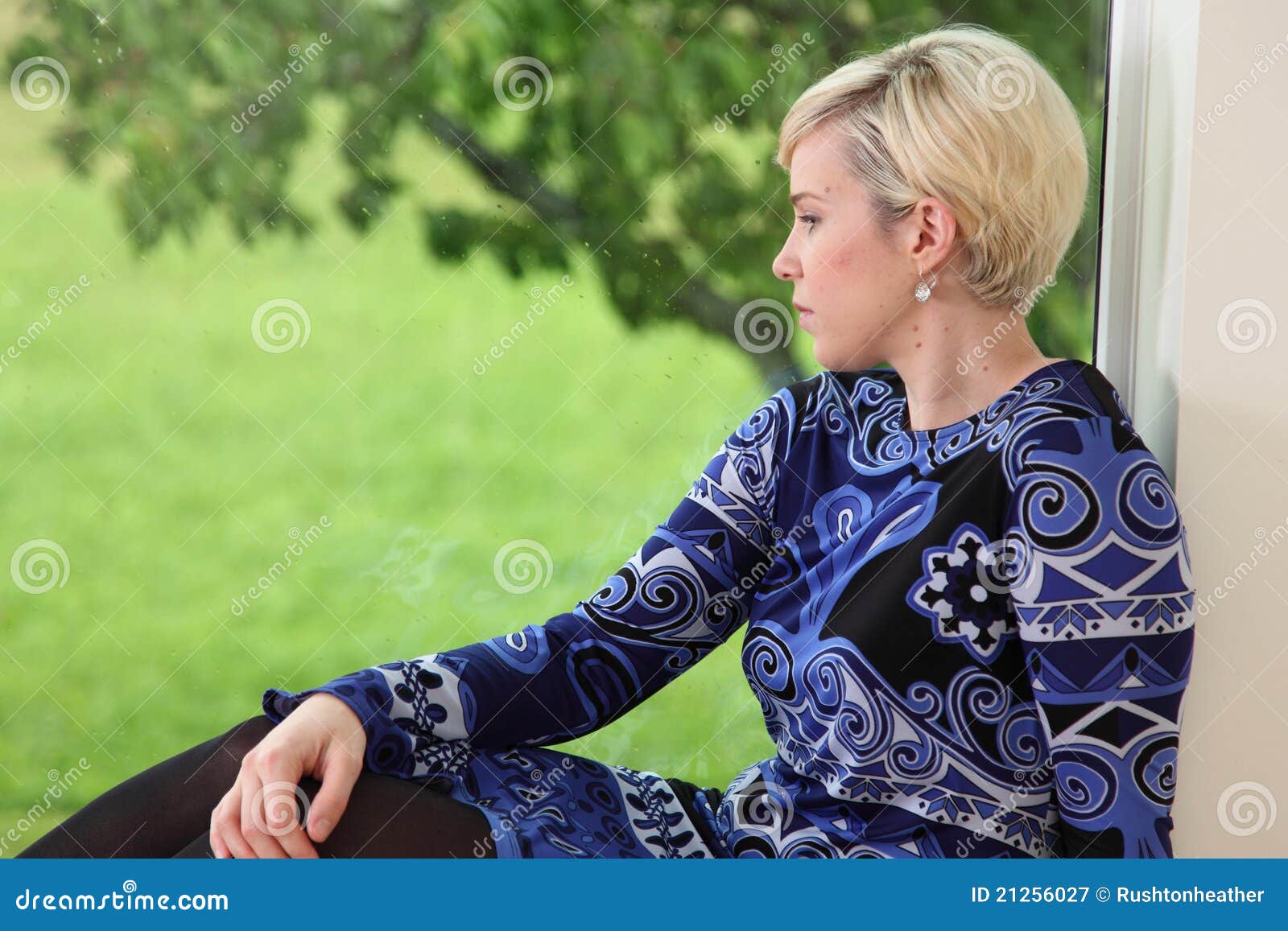 Pensive thought stock image. Image of watch, pensive - 21256027