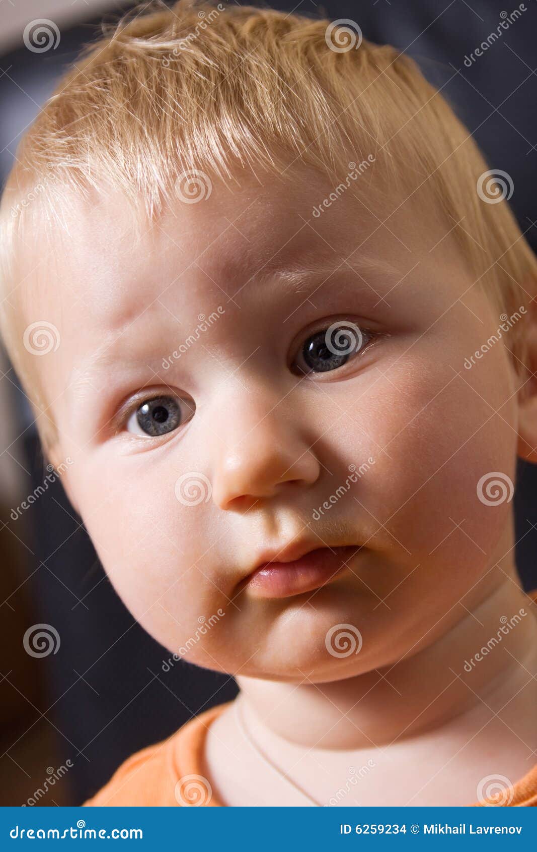 Pensive toddler stock photo. Image of child, pensive, amusing - 6259234