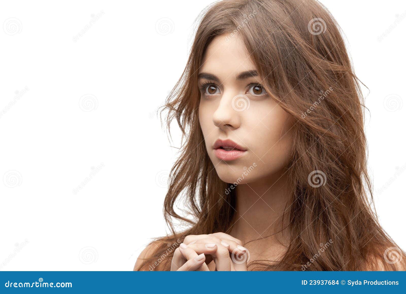 Pensive woman stock photo. Image of healthy, caucasian - 23937684