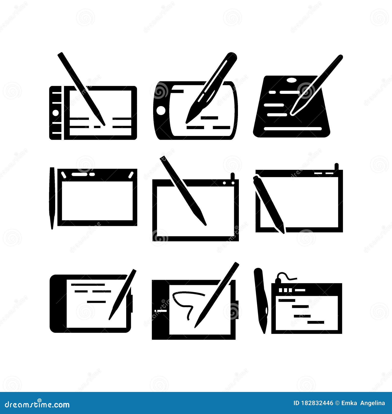 Pentab Symbol Oder Logo Isolierte Zeichensymbolvektorillustration ...