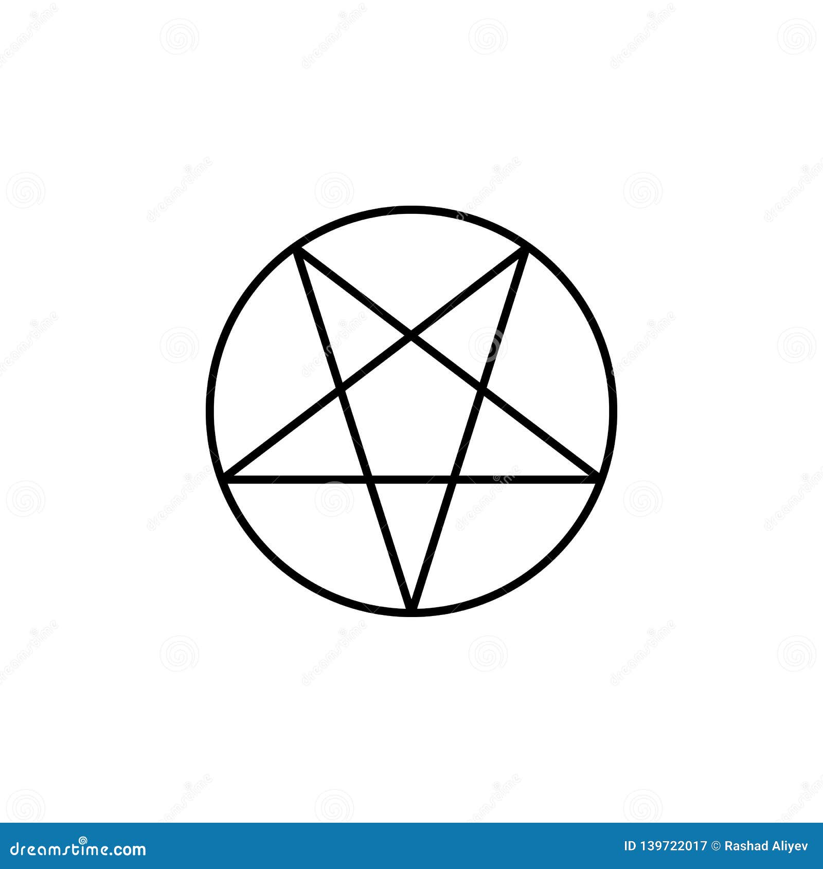 Pentacle, Magic Icon. Element of Magic for Mobile Concept and Web Apps ...