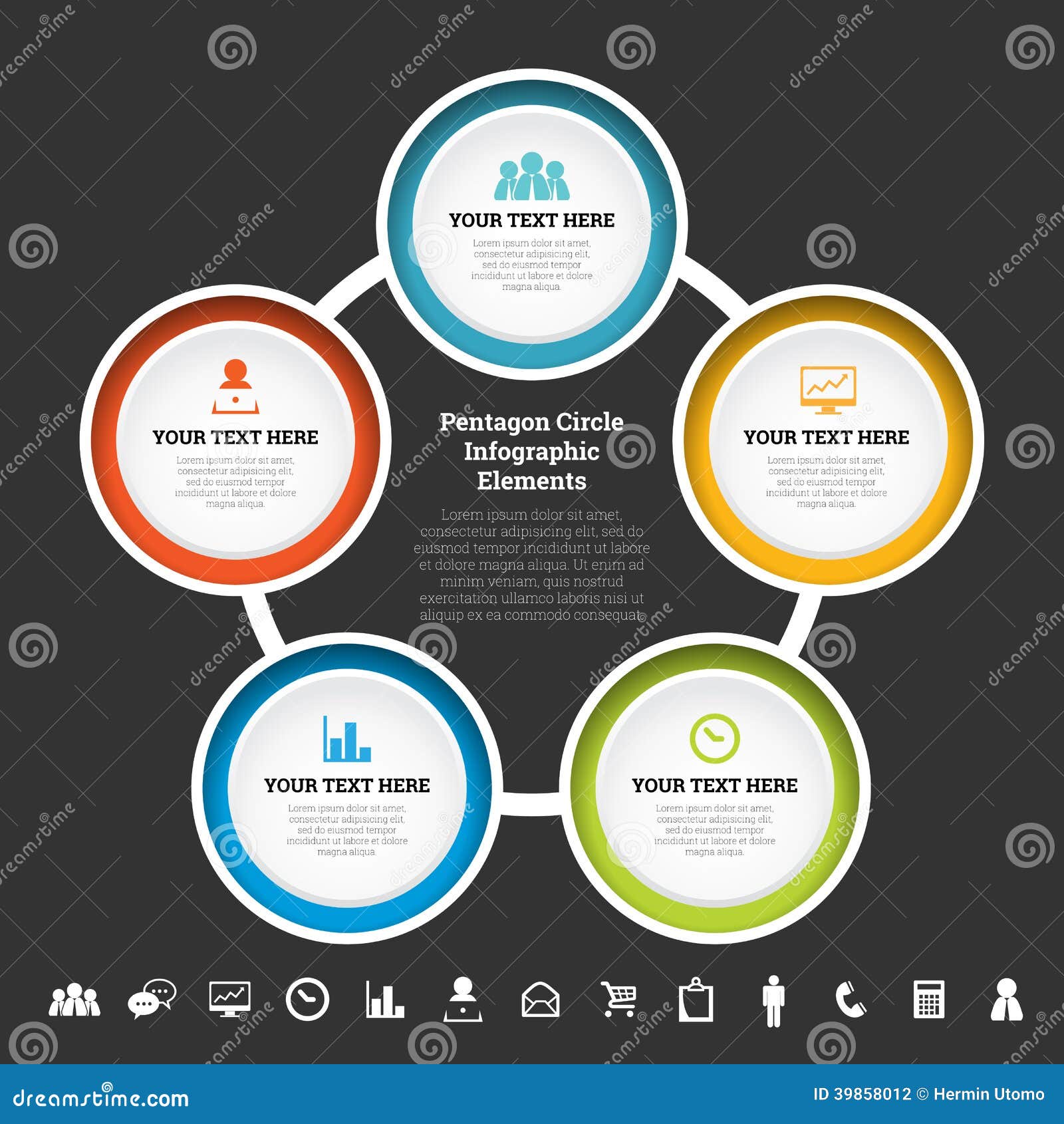Circle Infographic Elements Stock Illustrations – 39,620 Circle ...