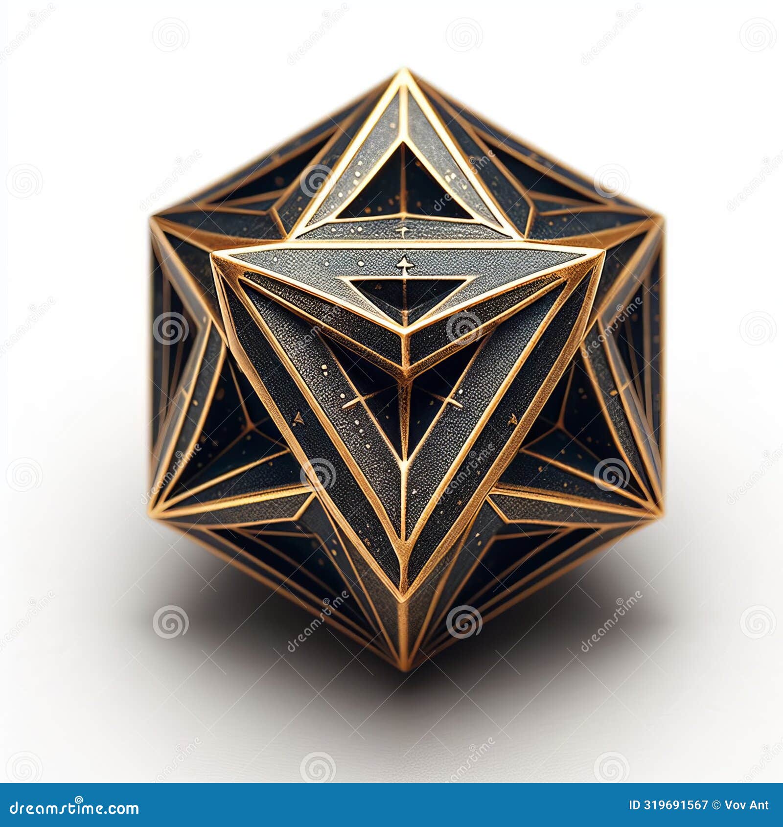 Pentagon a Five Sided Shape with Five Angles and Sides, Isola Stock ...