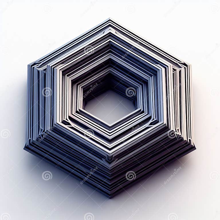 Pentagon a Five Sided Shape with Five Angles and Sides, Isolat Stock ...