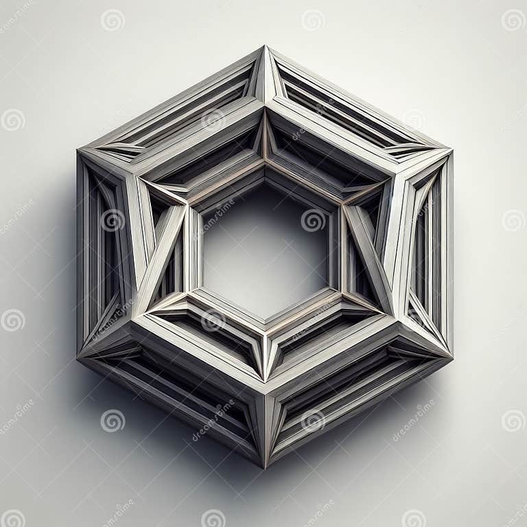 Pentagon a Five Sided Shape with Five Angles and Sides, Isolate Stock ...