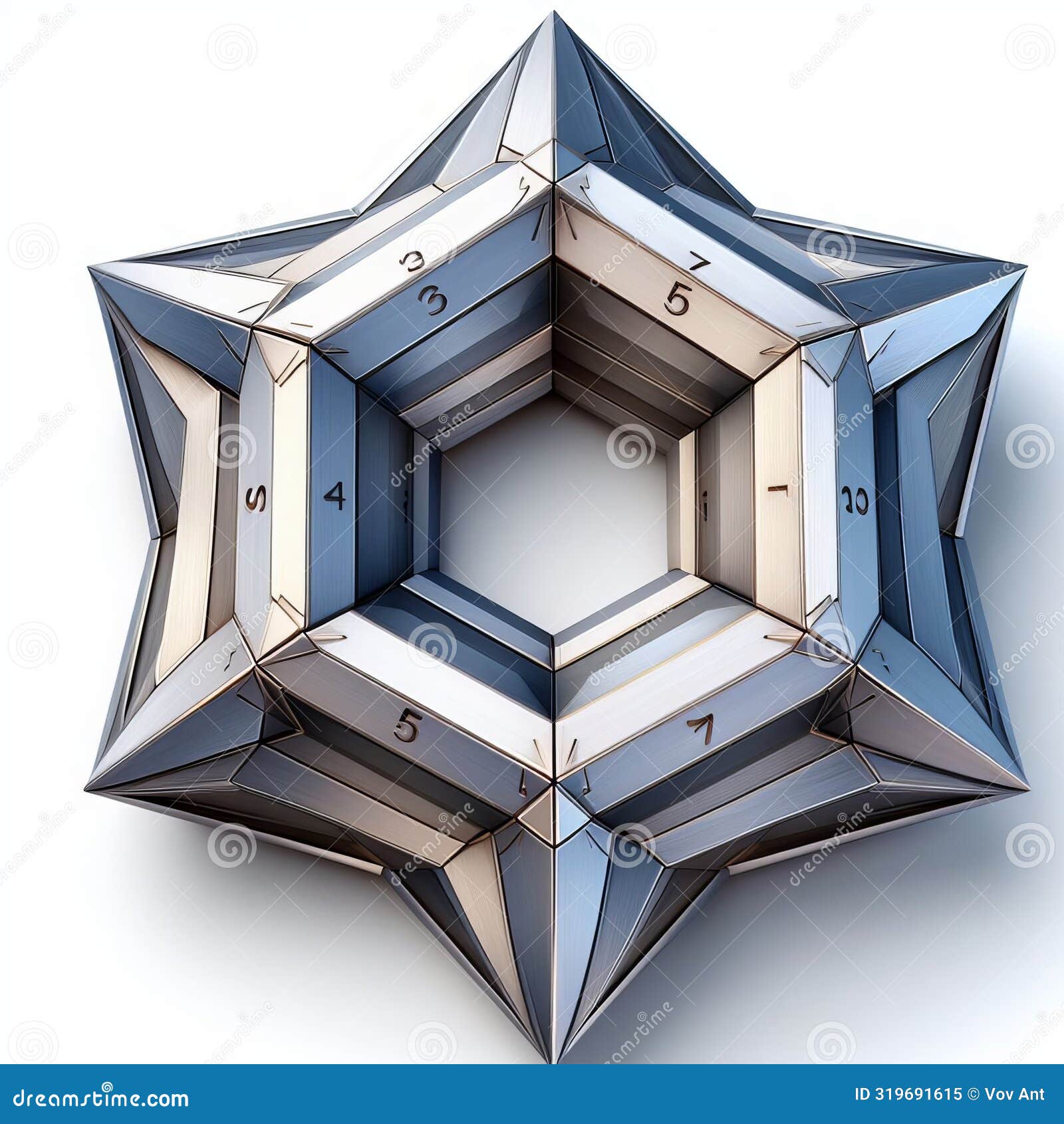 Pentagon a Five Sided Shape with Five Angles and Sides, Isolate Stock ...