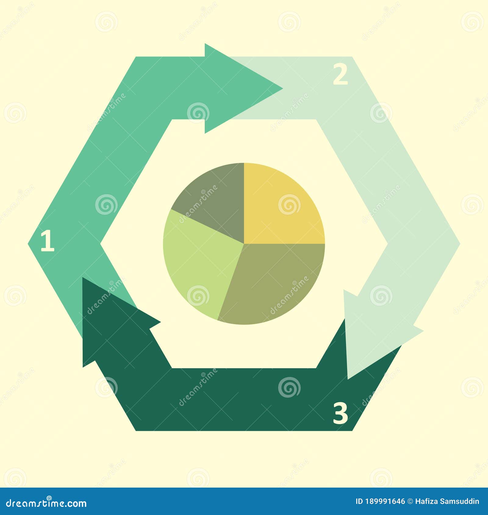 Pentagon Geometric Infographic. Vector Illustration Decorative Design ...