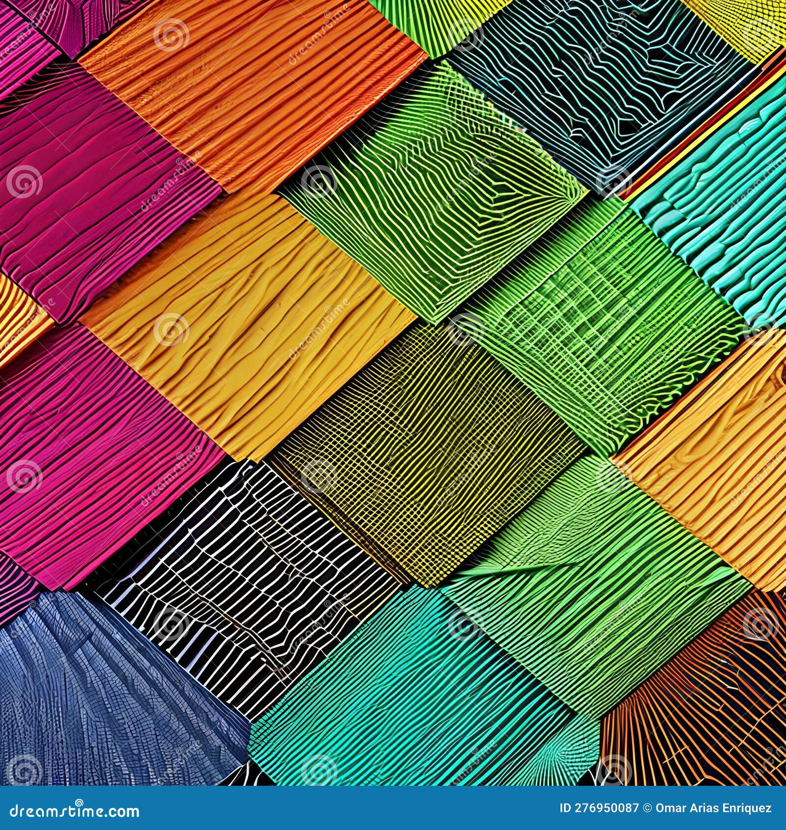 Pentagonal Paradise: an Image of a Geometric Pattern Created with Five ...