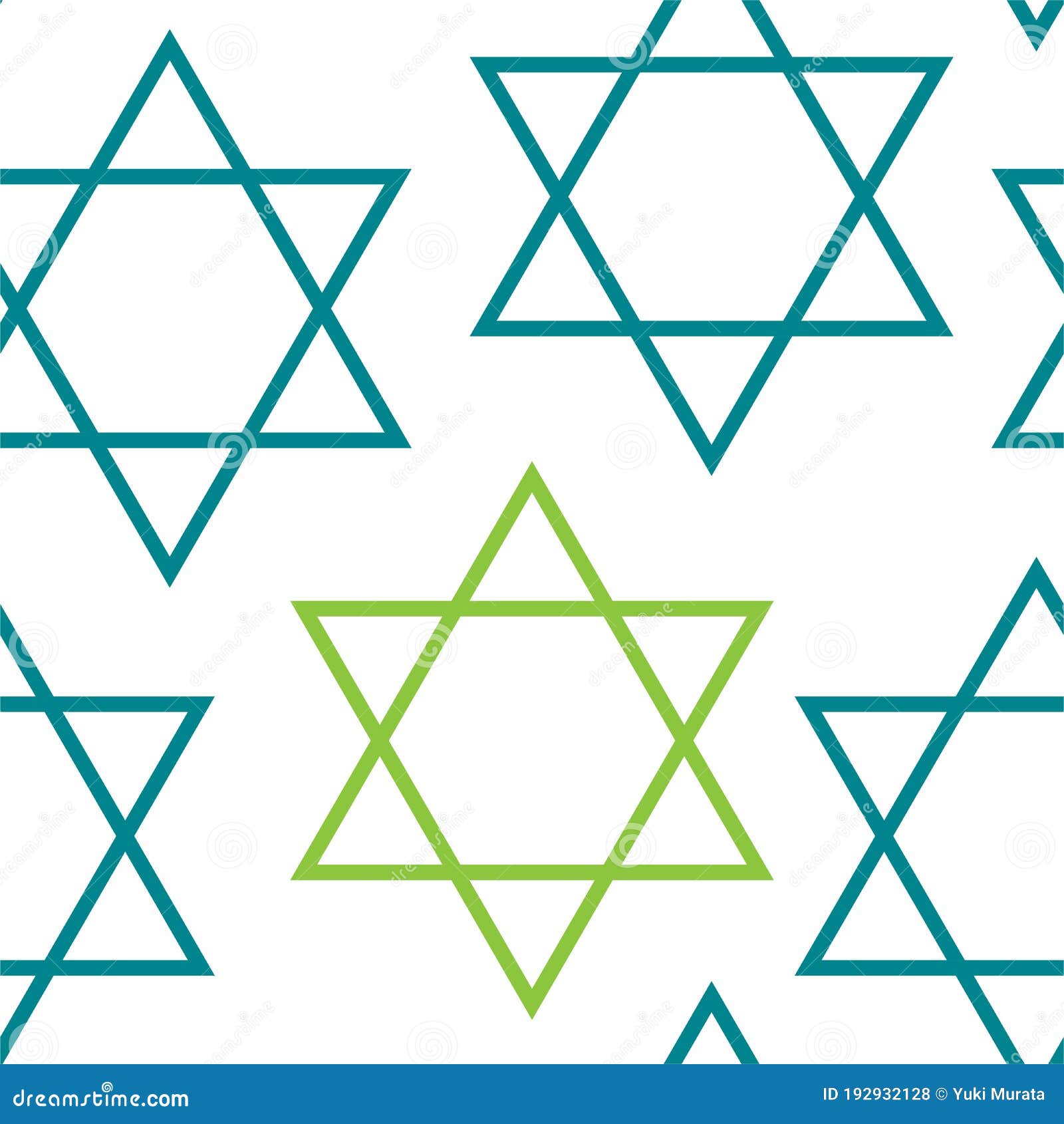 Pentagram Seamless Japanese Pattern Stock Vector - Illustration of ...