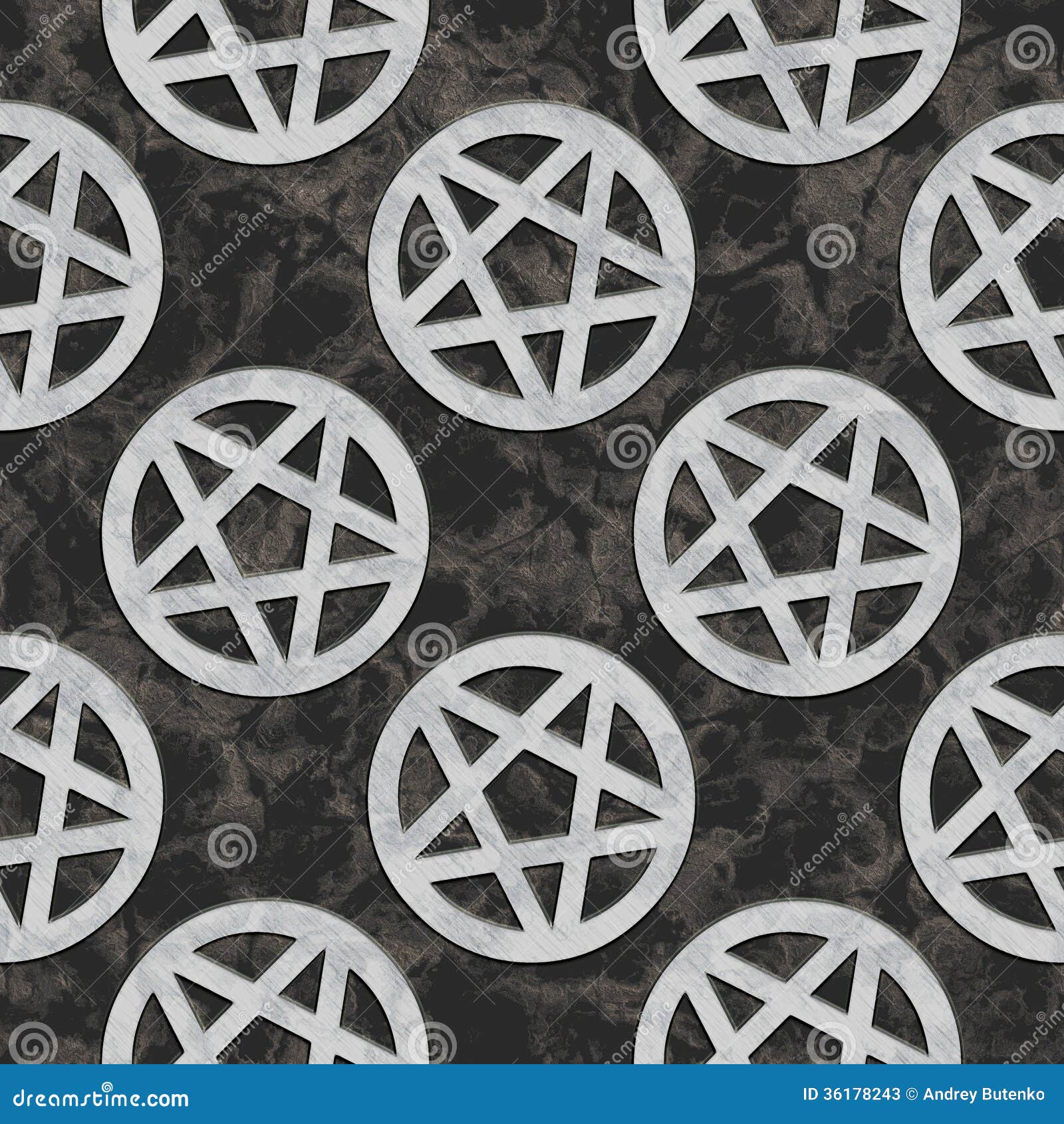 Pentagram stock illustration. Illustration of frame, rock - 36178243