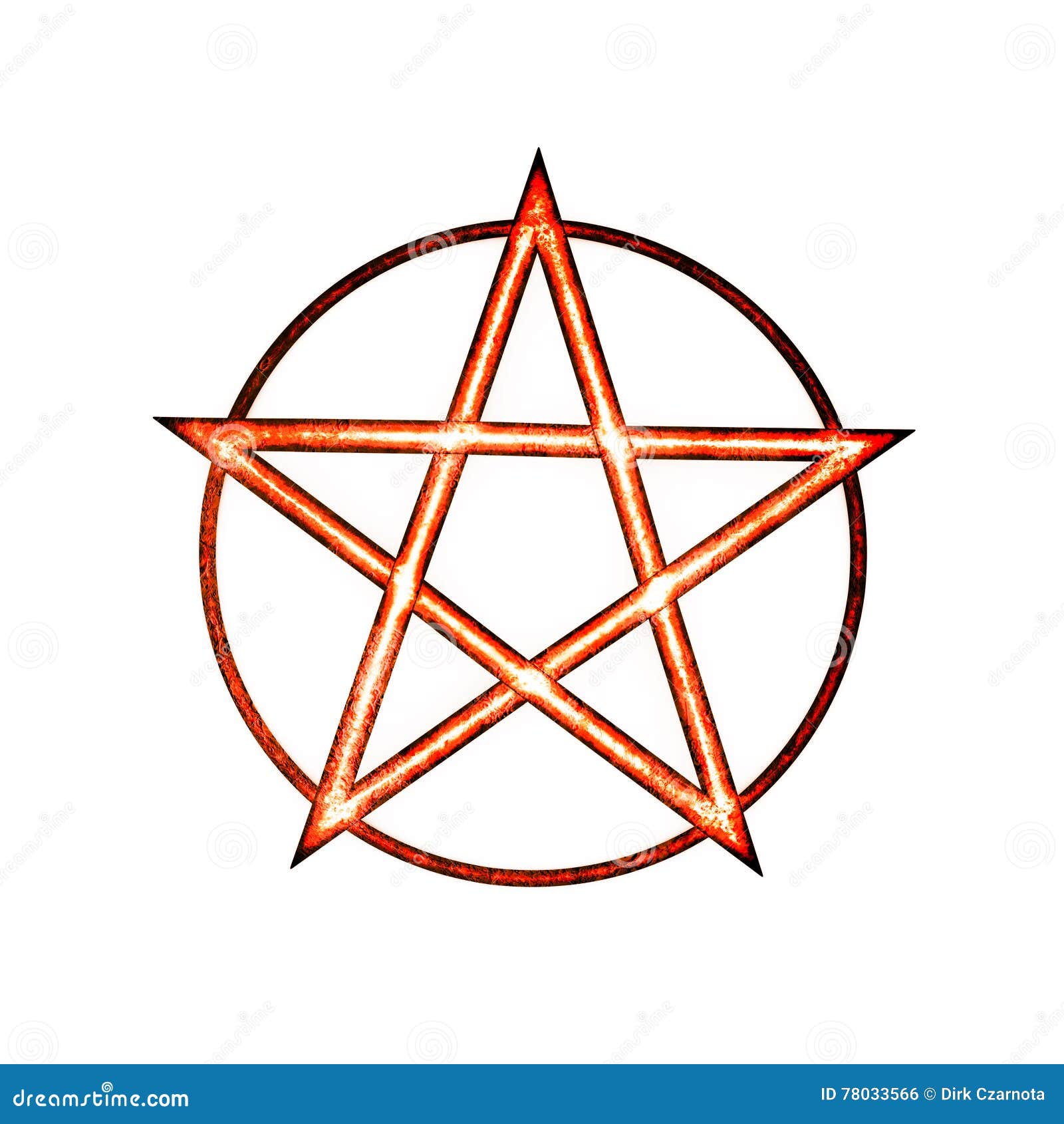 Pentagram Symbol stock illustration. Illustration of protection - 78033566