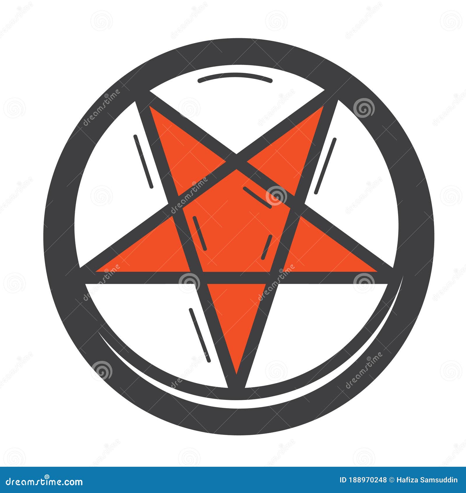Pentagram. Vector Illustration Decorative Design Stock Vector ...
