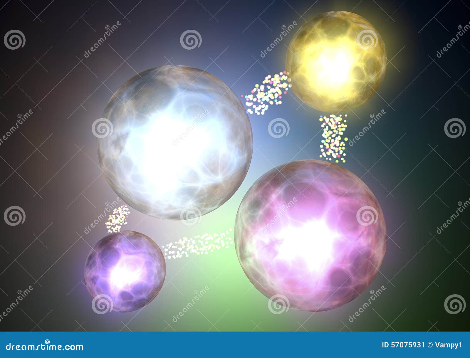 Pentaquarks ny partikel stock illustrationer. Illustration av studie ...