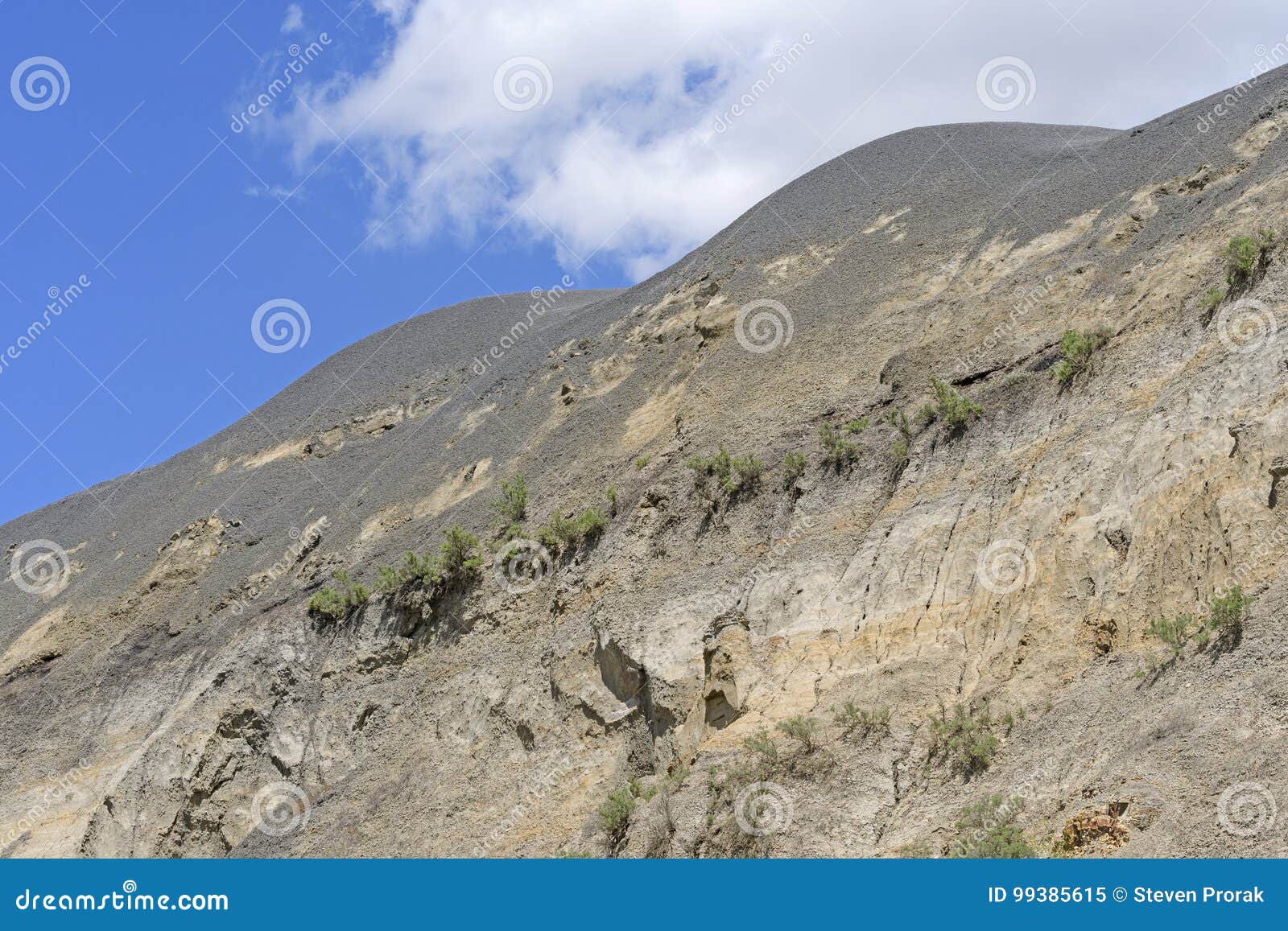 Pente Raide D'un Escarpement De Bad-lands Image stock - Image du grand ...
