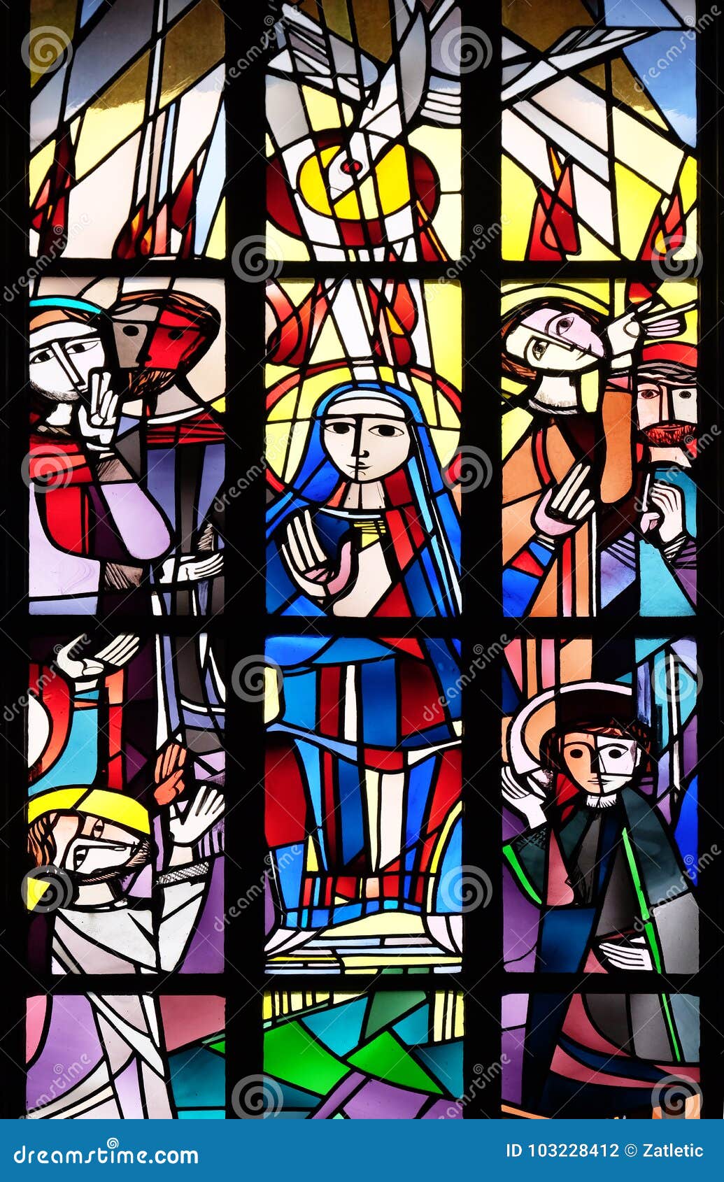 Pentecost, Descent of Holy Spirit Stock Photo - Image of holy, medieval ... Pentecost, Descent of Holy Spirit Stock Photo - Image of holy, medieval ...