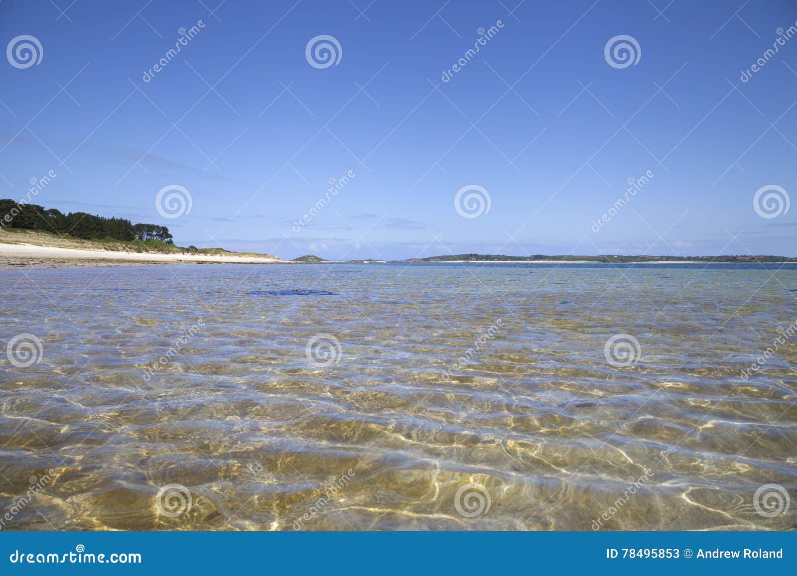 Pentle Bay, Tresco, Isles of Scilly, England Stock Image - Image of ...