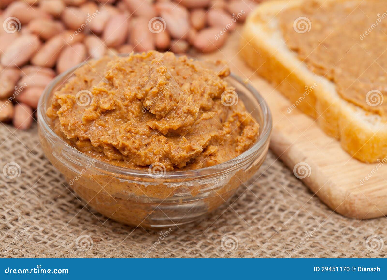 Penut butter stock photo. Image of knife, morning, american - 29451170