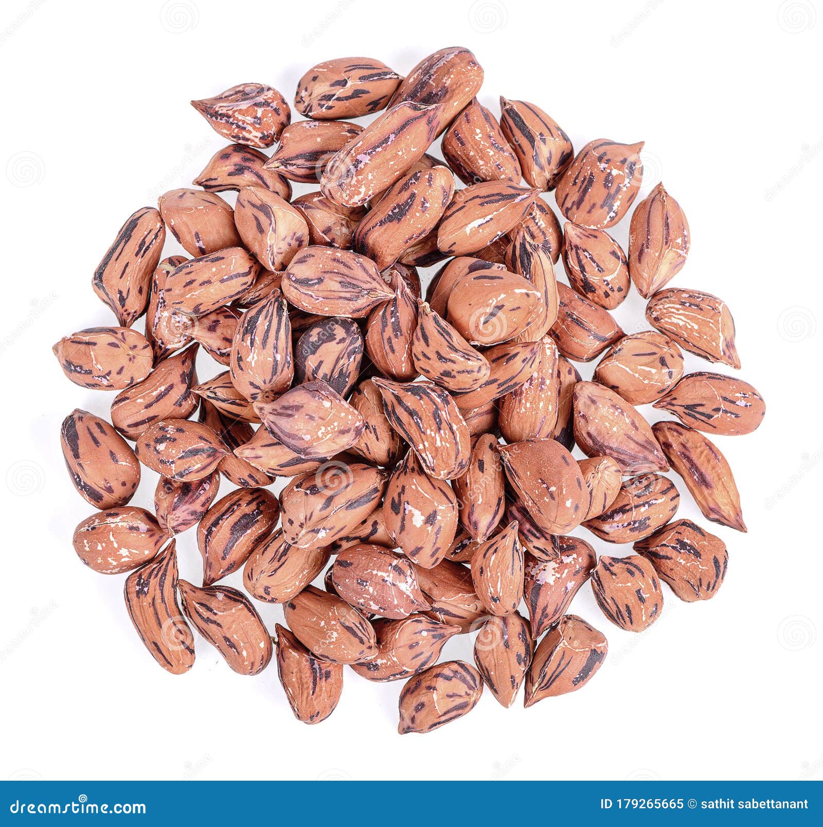 Penuts Isolated on a White Background. Stock Image - Image of peanuts ...