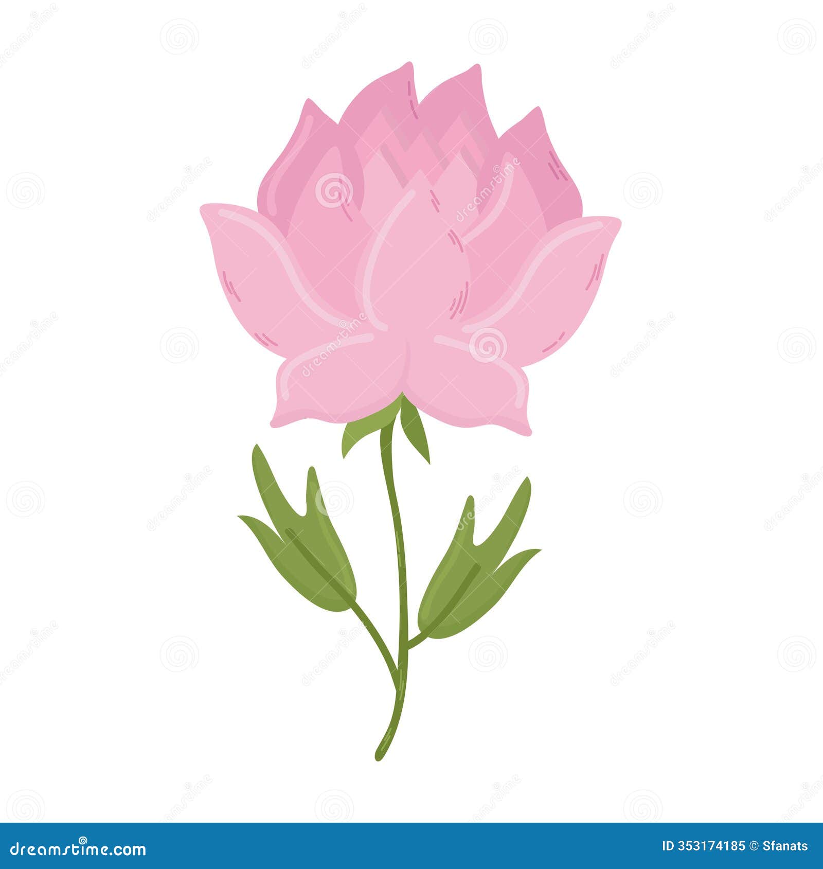 Peony Icon Clipart Logotype Isolated Vector Illustration Stock ...