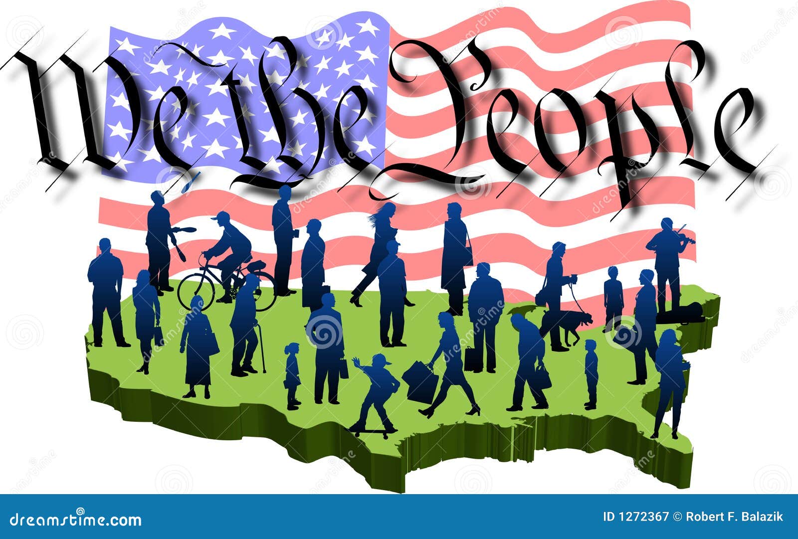 We The People - The Preamble Of The US Constitution Royalty-Free Stock ...