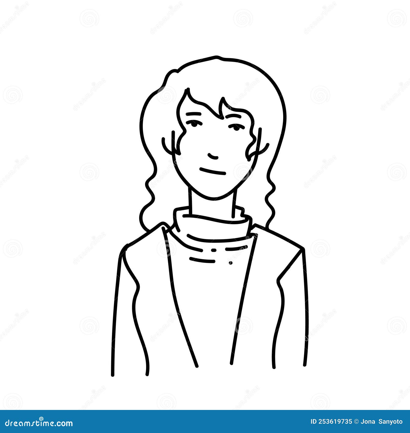 Unique Hand Drawn People Doodle Illustration Sketch Stock Vector ...