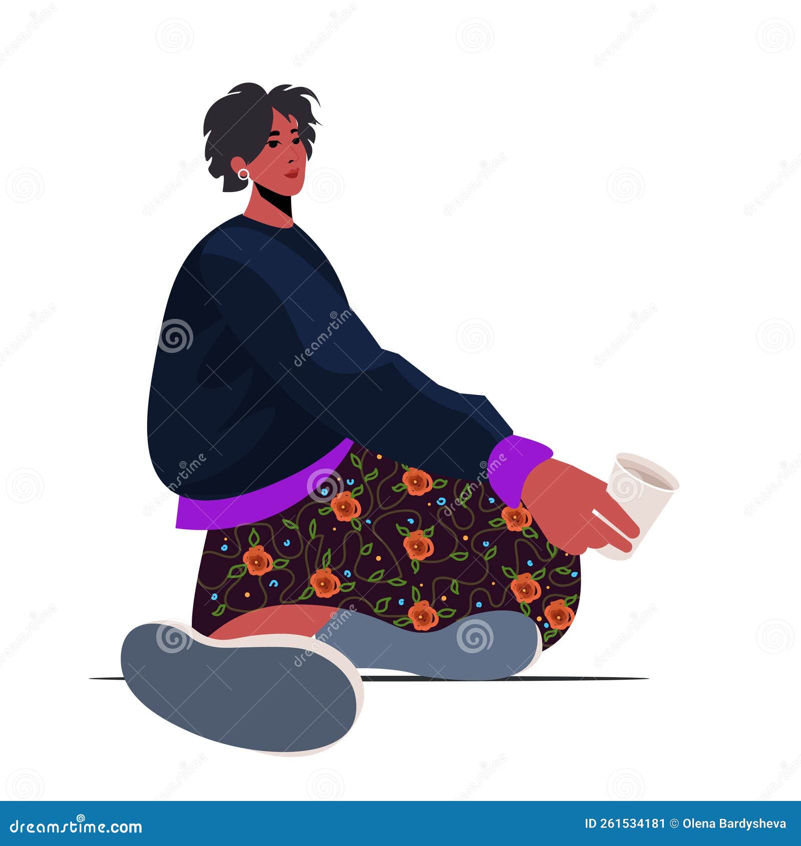 Homelessness Among Young People Red And Grey Brochure Template Cartoon ...