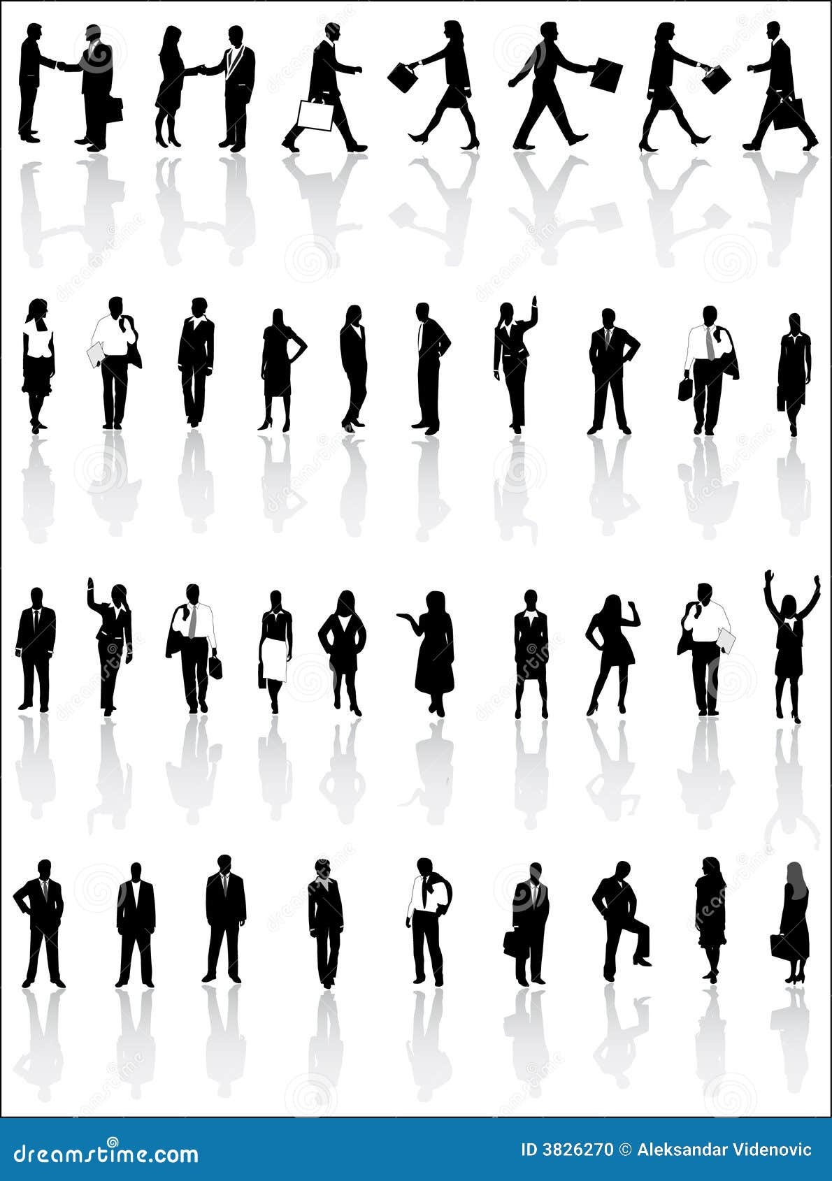 People stock vector. Illustration of shadow, teamwork - 3826270