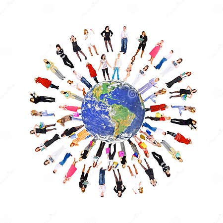 People stock image. Image of globe, asia, black, cooperation - 8216513