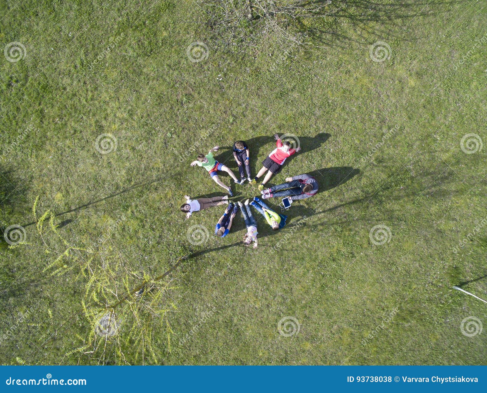 People from above stock photo. Image of green, summer - 93738038