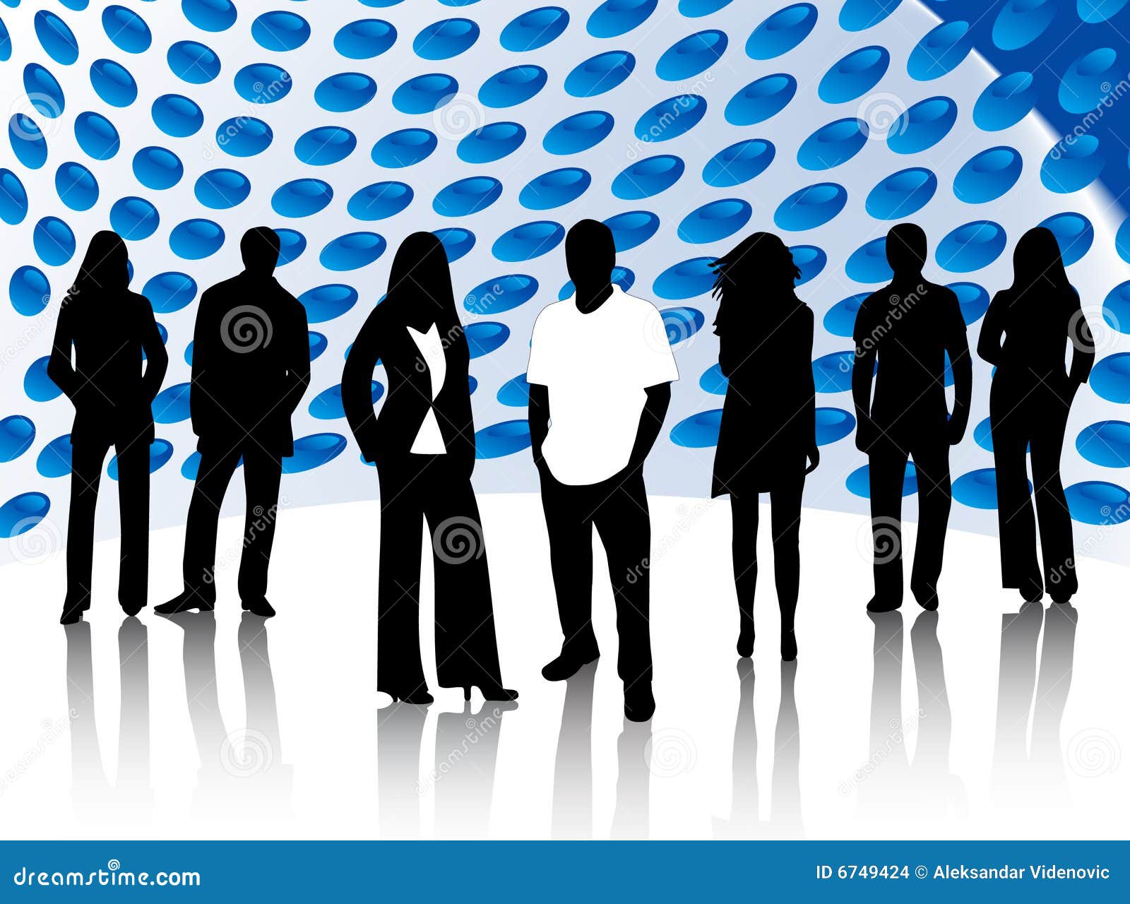 People and abstract stock vector. Illustration of abstract - 6749424