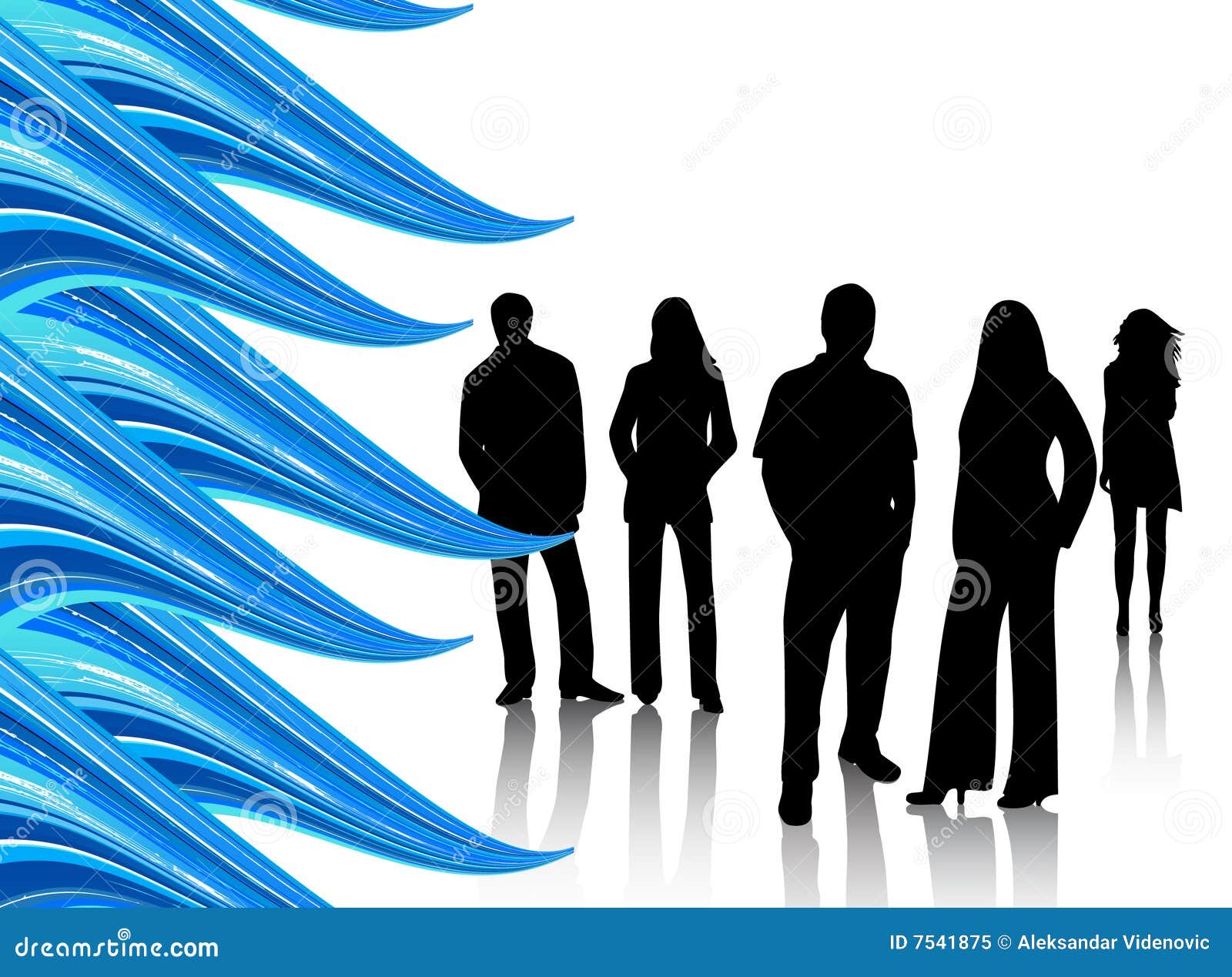 People and abstract stock vector. Illustration of abstract - 7541875