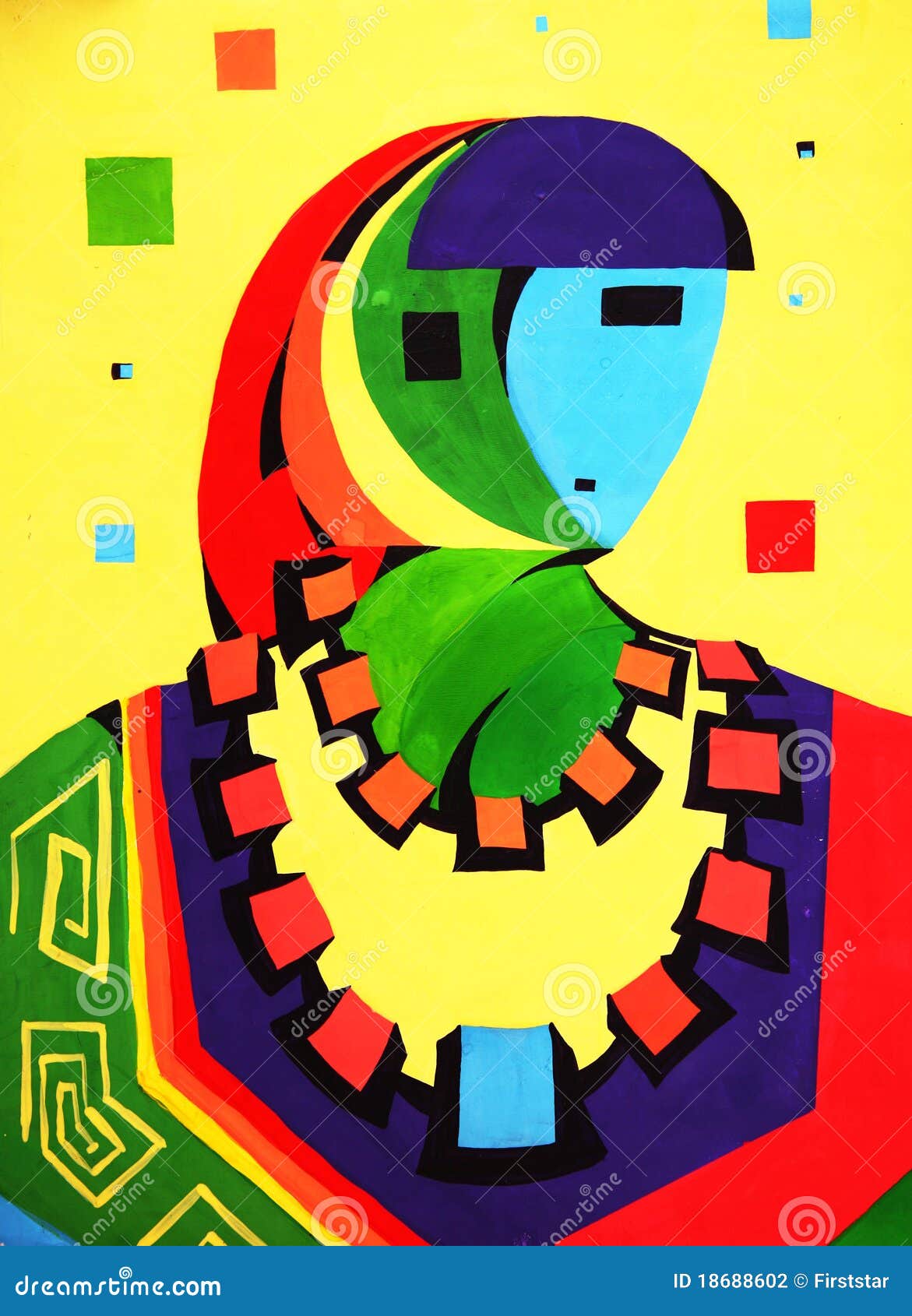 People Abstract.Drawing Academic Stock Illustration - Illustration of ...