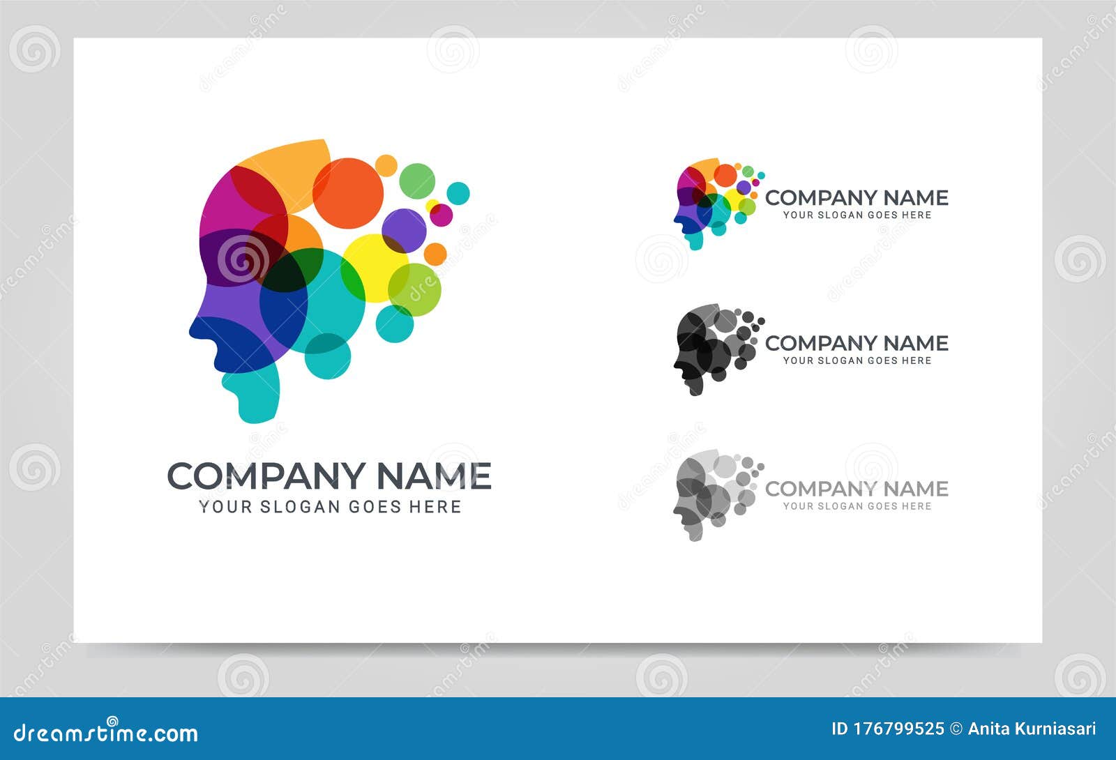 People Abstract Head Logo.Modern Human Face Graphic Illustration Stock ...