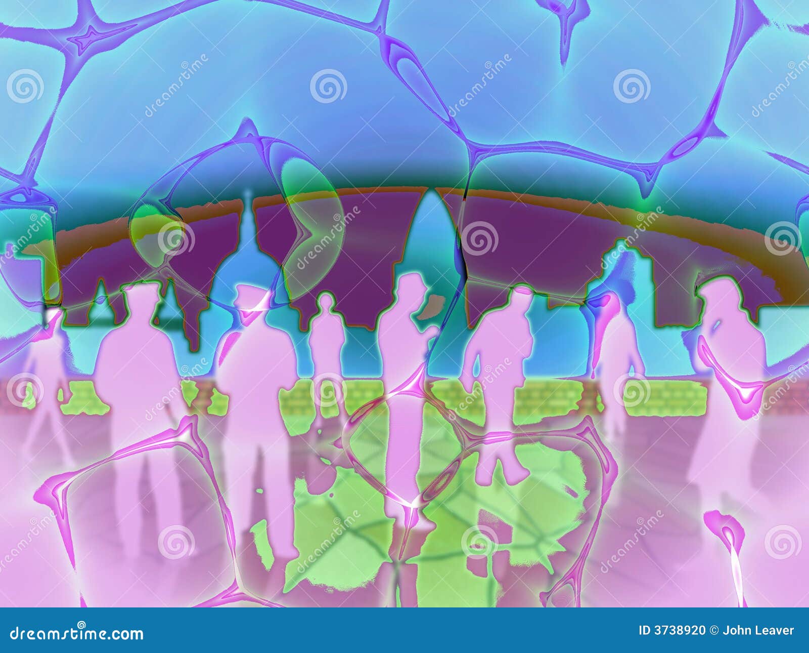 People Abstract Illustration Stock Illustration - Illustration of ...