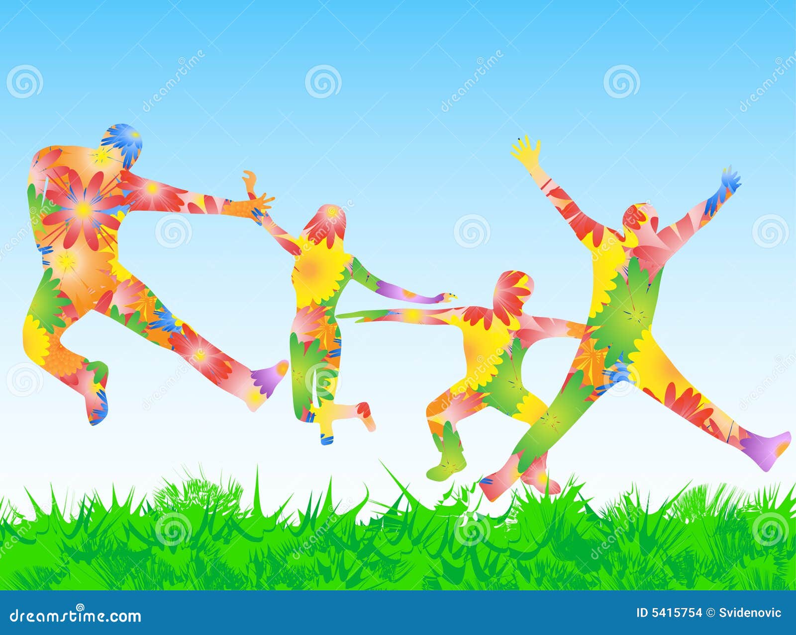 People in action stock vector. Illustration of black, illustrations ...