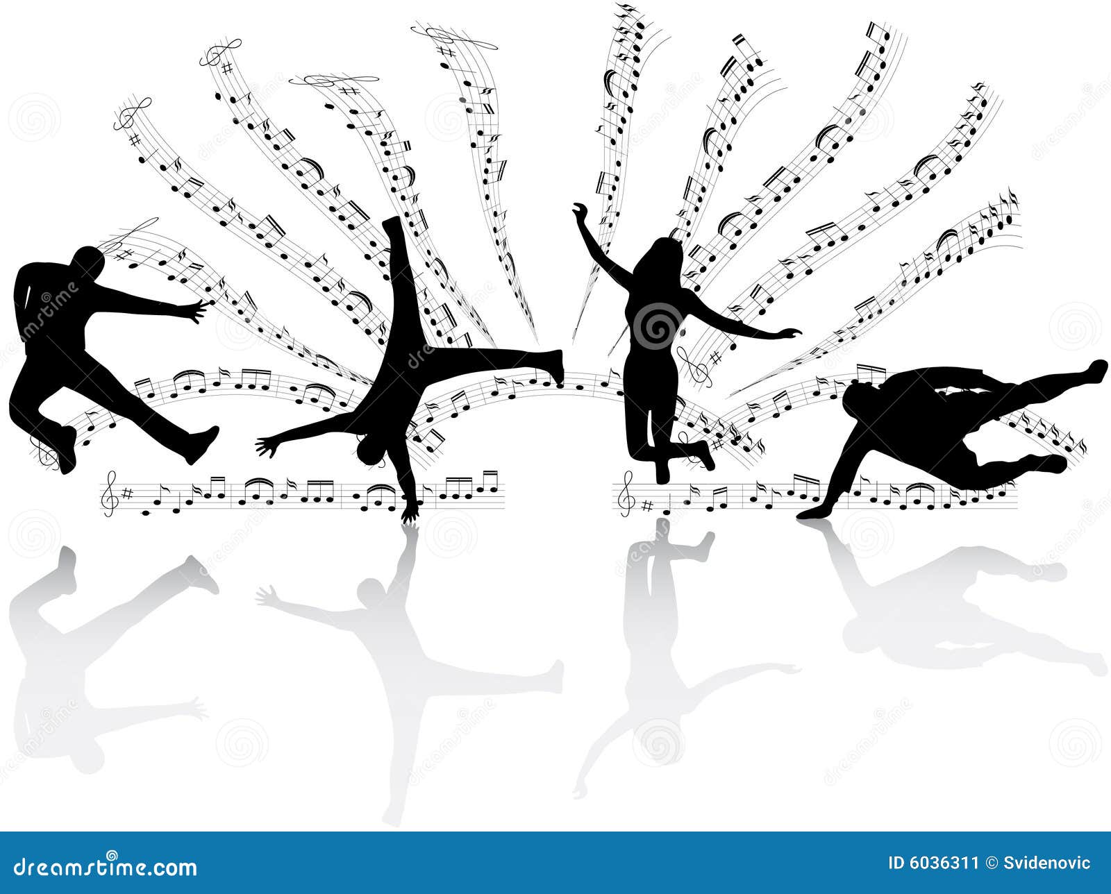 People in action stock vector. Illustration of people - 6036311