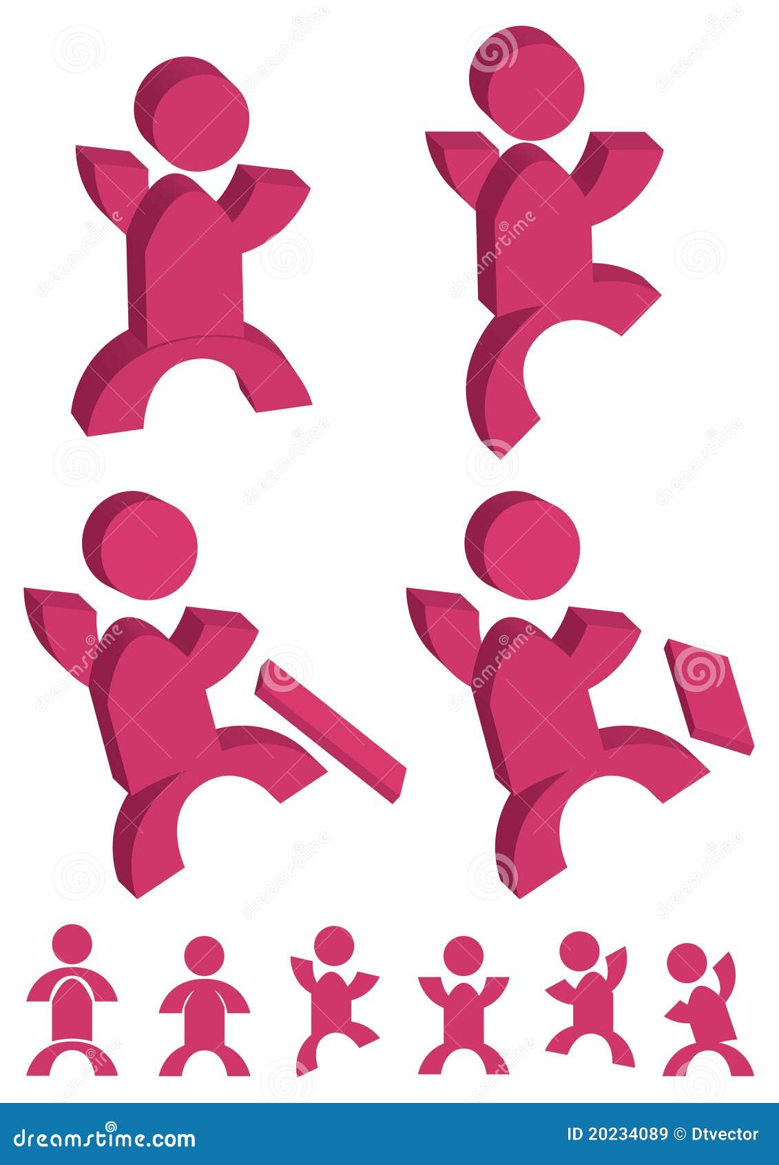 People Action Icon_eps stock vector. Illustration of dojo - 20234089