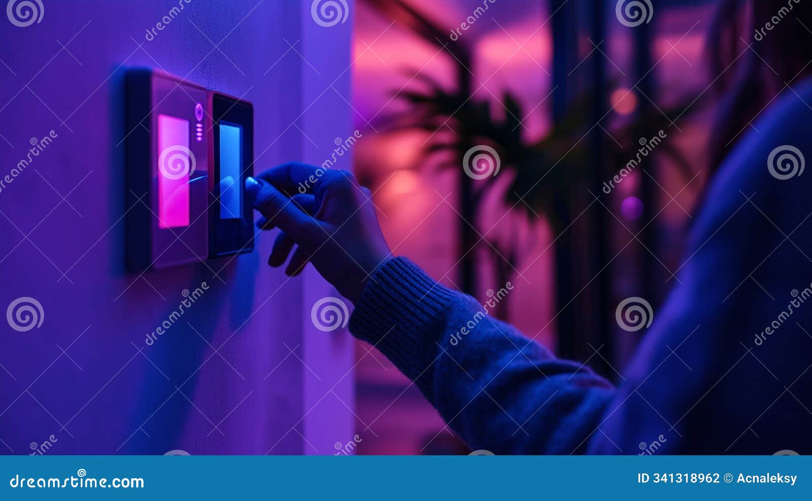 People Using Personal Devices, Smart Home Devices Stock Photo - Image ...